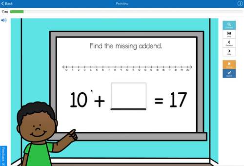 Missing Addend Boom Card Deck by Blueberry Patch | TPT