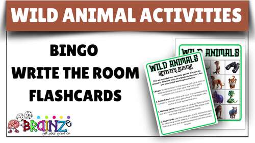 Math & Language Centers Bundle | Animal-Themed Games for 1st & 2nd Grade