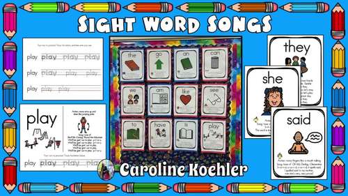 Songs for Sight Words: Music, Books, & Videos for Pre-K, Kindergarten ...