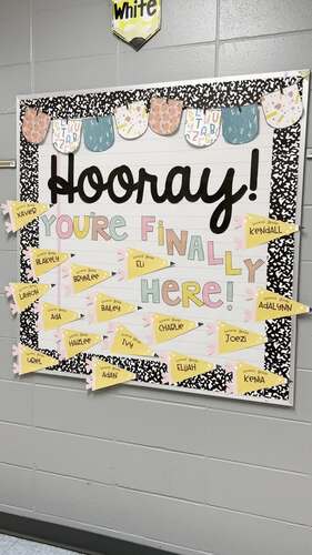 Back to School Bulletin Board for Pre-K to Sixth Grade | TPT