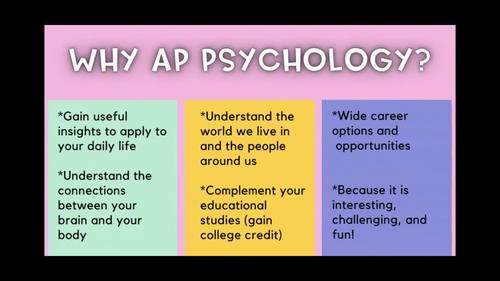 Start of Course (First Week) | AP Psychology by Loosli Learning