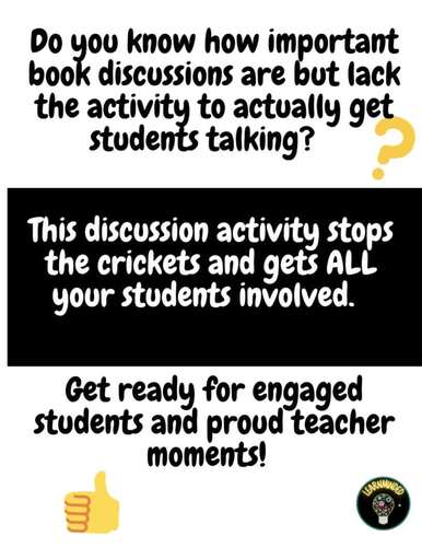 Bridge to Terabithia || Hexagonal Thinking Novel Study Discussion Activity