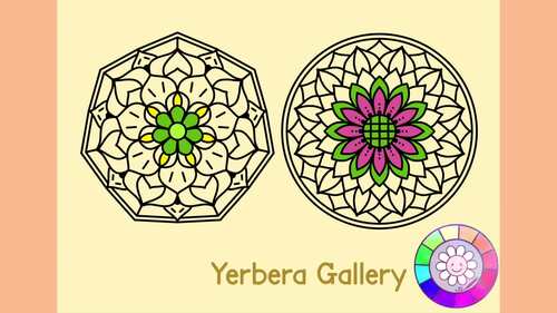 Mandala House Twelve || Coloring and Note by Coloring picture by Yerbera