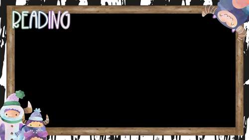 EDITABLE December (Winter Yetis) Daily PowerPoint Slides AND Google Slides