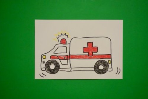 Let's Draw an Ambulance! (EMT Truck) by Patty Fernandez Artist | TpT