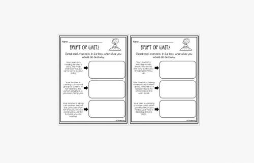 My Mouth is a Volcano Book Companion Activities | SEL Read Aloud | #4thsale