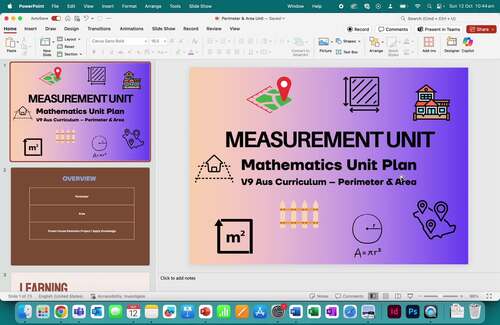 V9 AC - Year 6 Maths - Perimeter & Area Unit w/ Dream House Extension ...