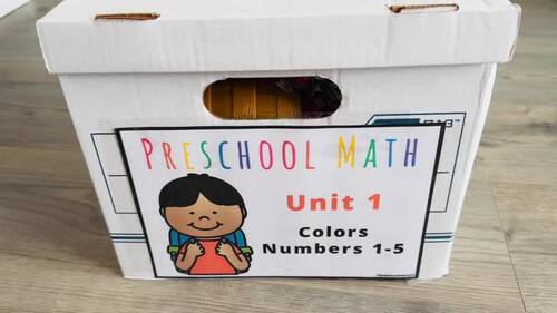 Preschool Math Colors and Counting | Unit 1 Lesson Plans, Worksheets ...