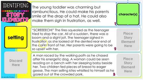 Story Elements Puzzles | w/ Digital Story Elements Activity - Reading ...