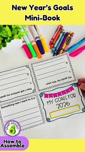 New Year 2025 Goals and Resolution Writing (2025-2030) Activity and ...