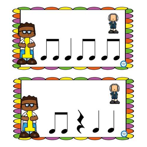 Music Write the Room Game, Classical Composers, Titi, Ta, Quarter Rests