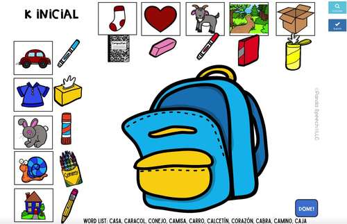 Mochila de Articulación Spanish Articulation BOOM Cards for Speech Therapy