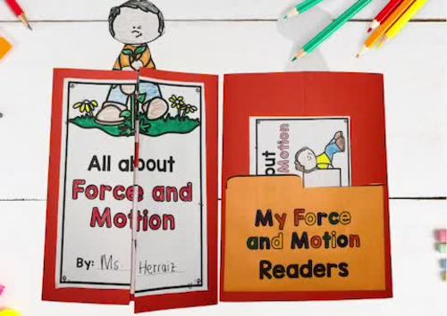 Force and Motion Lap book | Pull and Push Activities by Ms Herraiz