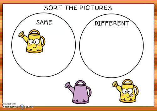 Same and Different Easter Boom Cards™ Distance Learning by Creating 4 ESL