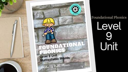 Multisyllabic Words Phonics Unit 9, 1st Grade CCSS, Science of Reading ...