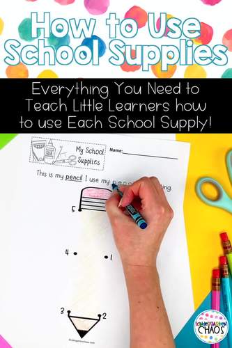 How To Use School Supplies - Rules, Procedures, & Expectations | TPT