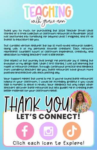 2024 Ultimate Teacher Drive Digital Catalog by Teaching with Grace Ann