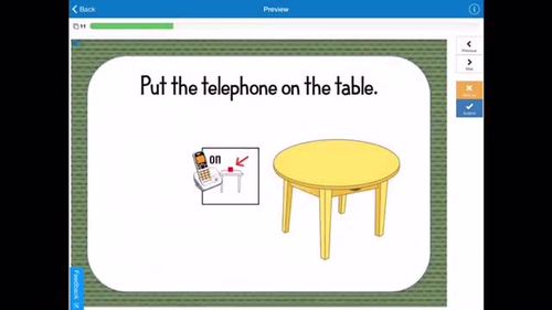 Following Directions | On and Under | Boom™ Cards by Boxarain | TpT