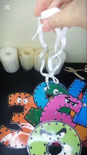Number Lacing Cards 0-9 | Fine Motor Skills & Number Recognition Activity