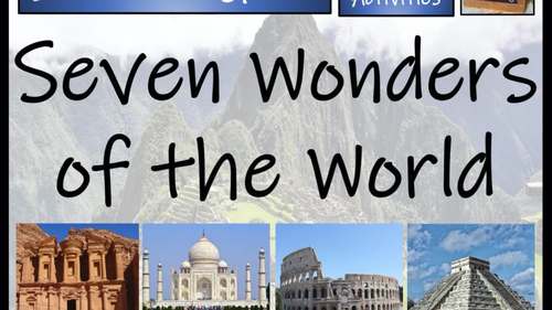 Seven Wonders of the World Close Reading Comprehension Book | 3rd-4th Grade
