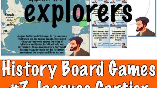 2nd Grade Social Studies Activity #7 Jacques Cartier & Henry Hudson ...
