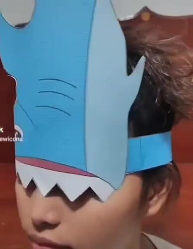 Shark Attack Hat Crafts Watch Crown Headband Sea Ocean Animals Activitties