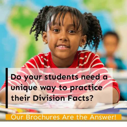 ÷8 Division Brochures | Divide by 8s Division Facts Practice | TpT