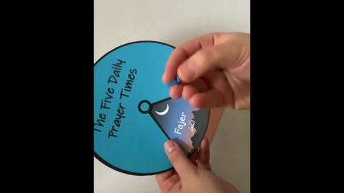 The five daily prayers (salah/salat) activity by Arabic galaxy | TpT