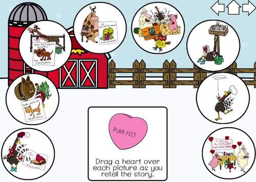 Turkey's Valentine Surprise Book Companion for Boom by Speechin Made Easy