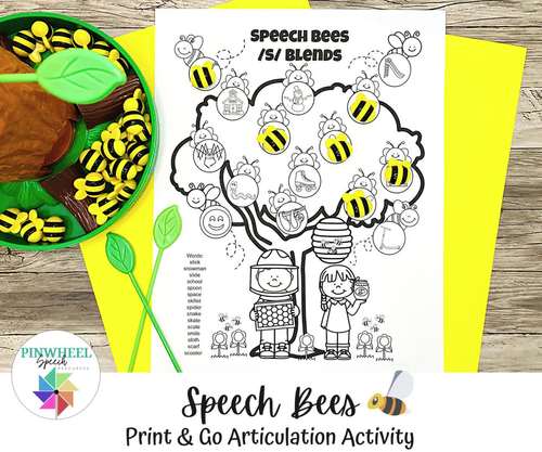 Articulation Dot Marker Printable No Prep Speech Therapy Bundle of ...