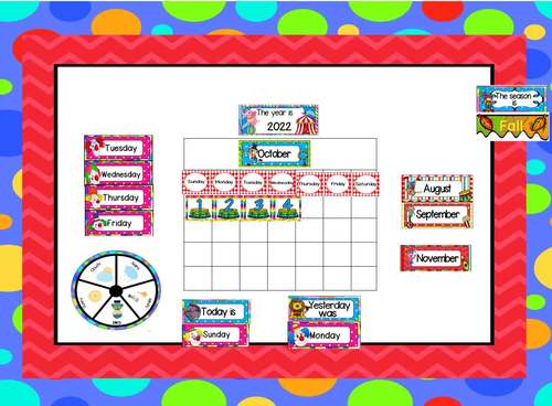 Circus Themed Classroom Decor Bundle | EDITABLE | 2022 by Pint Size ...