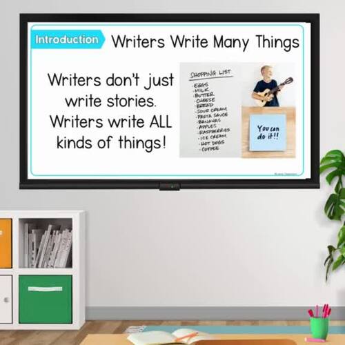 What Do Writers Write? | Writer’s Workshop Digital Mini Lesson | TPT