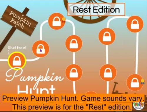 Pumpkin Hunt (Quarter Rest) by TrinityMusic | Teachers Pay Teachers