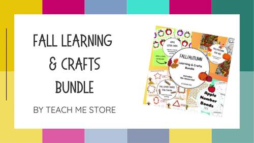 Fall Learning & Crafts Bundle by Teach me Store | TPT
