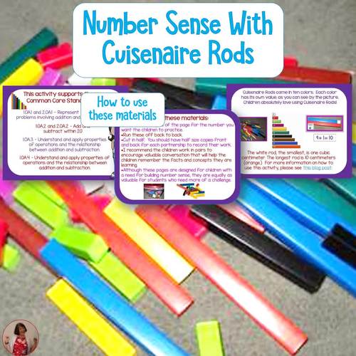 Building Number Sense Hands-On with Cuisenaire Rods by Elementary Matters