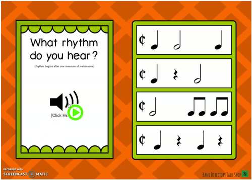 Rhythm Ear Training Level 4B- Digital and Interactive Music Theory Games