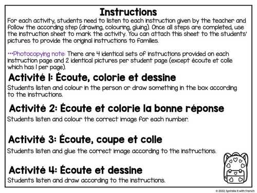 French listening activities la rentrée | French Back to School Listening