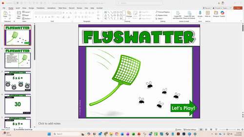 Flyswatter Review Game | Editable Review Game for Any Subject | TPT