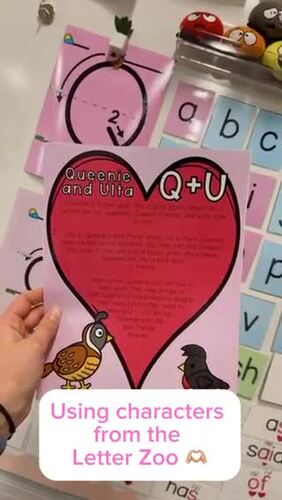 Queenie & Ulta - Alphabet Zoo Letter Introduction lesson - PreK and ...