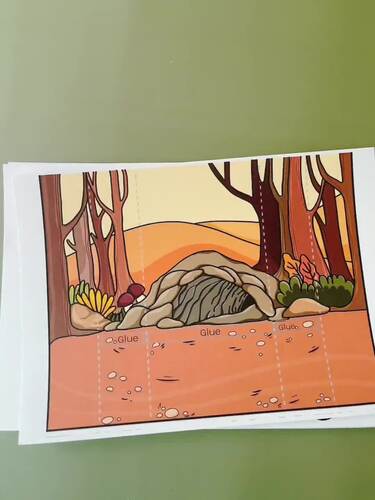 Hibernating Bear Craft Bulletin Board Sleeping Bear Hibernation Paper Craft