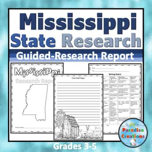 Mississippi Research Report by Paradise Creations | TPT