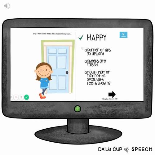 Social Skills Speech Therapy | Emotions by Daily Cup of Speech | TPT