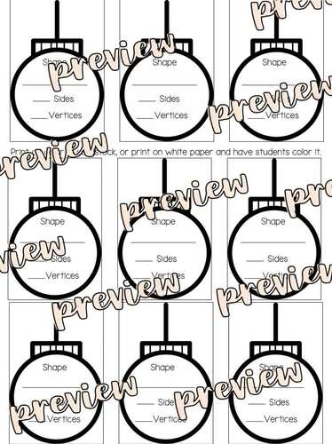 Shapes Wreath Craft | 2D Shapes Christmas & Winter Math Craft for First ...