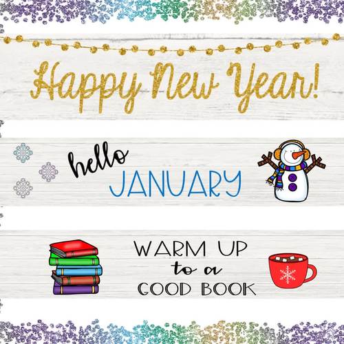 Animated January Google Classroom Headers by Kimberly Morrison | TPT