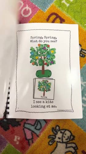 Spring, Spring, What do you See | Season Interactive Book | TPT