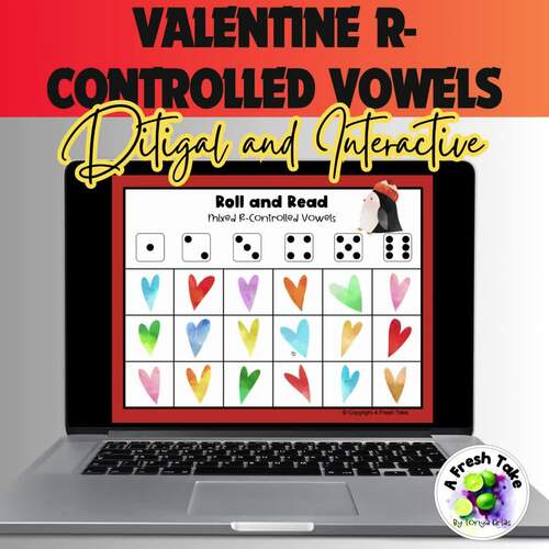 Valentine R-Controlled Vowels Roll & Read |Phonics| Digital Game ...