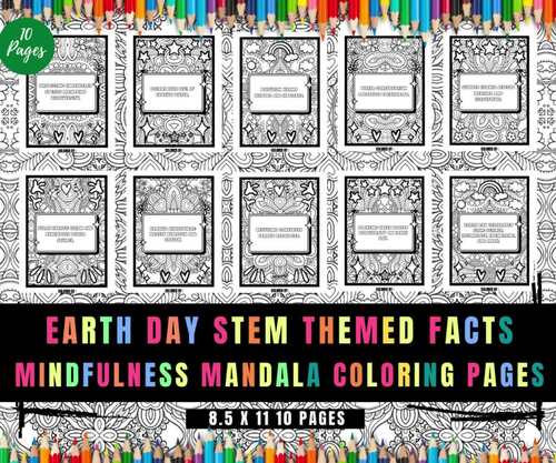 Earth Day STEM Themed Facts, Door Decorations Saying, Printable ...