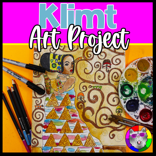 Gustav Klimt Art Project, Expectation Art Lesson Activity for Middles ...
