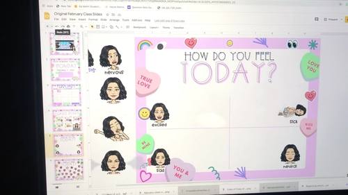 February Class Slides (Classroom Management) by Singing And Teaching