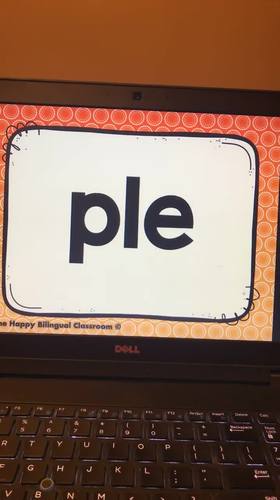 Training and Learning Silabas Grupos Consonanticos BUNDLE Video Slideshow